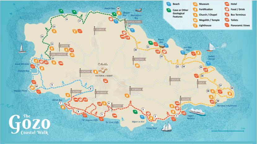 Gozo Coastal Walks - Gozo & Malta Travel Blog